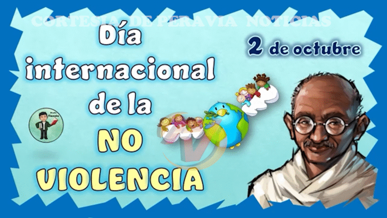 Día Internacional de la No Violencia: un llamado mundial a la paz ...